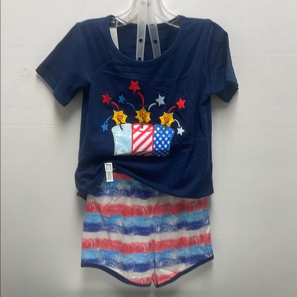 Matching Sets | Patriotic Kids Shorts Set Blue And Red | Poshmark
